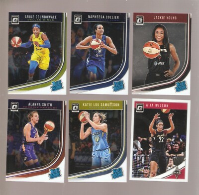 2019 panini wnba,optic set of 100 cards,napheesa collier,jackie young ...