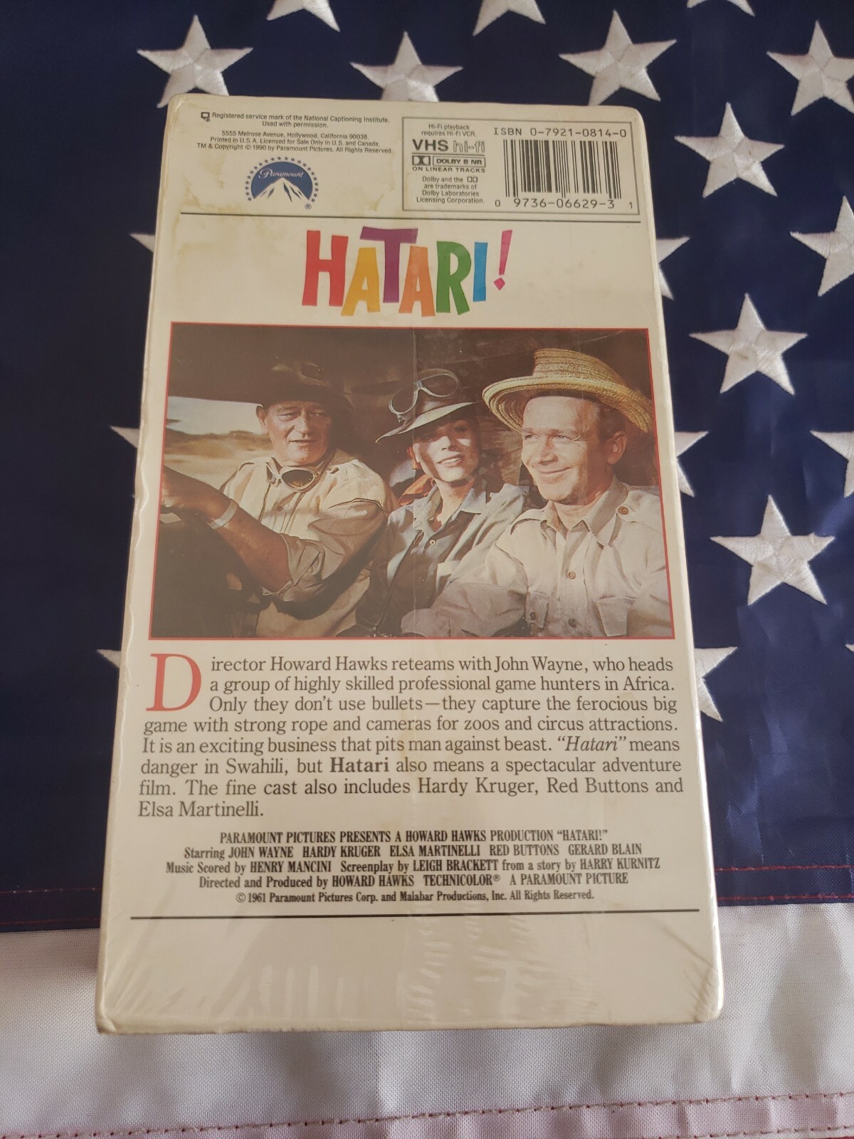 1991 Hatari VHS tape 2-Tape Set Sealed | eBay