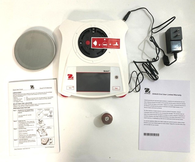 Ohaus Scout Stx421 Capacity 420g Portable Balance Scale 2 Year for sale ...