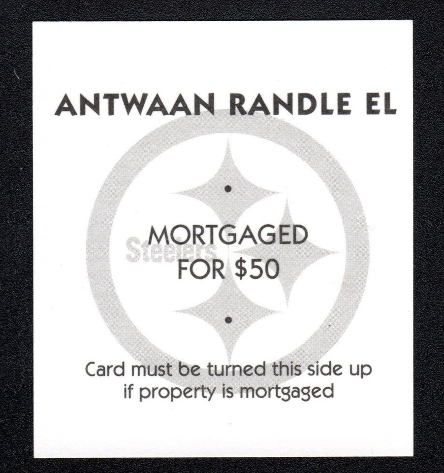 Antwaan Randle El Pittsburgh Steelers - Vintage 2004 Hasbro Card | eBay UK