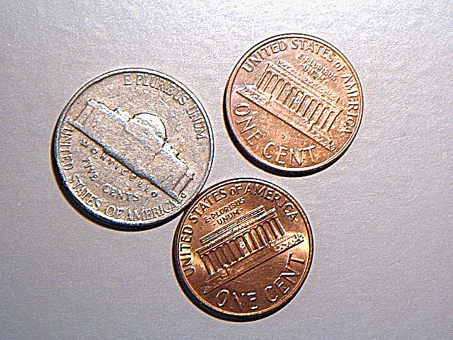 1975, 1976D Lincoln cents & 1955D Jefferson Nickel CB4 | eBay