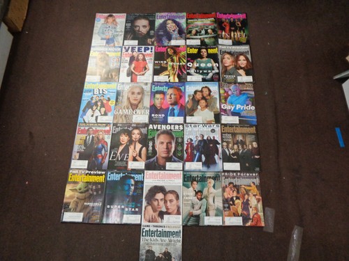 Entertainment Weekly, Magazines Celebrity. Lot of 26 all in NICE ...