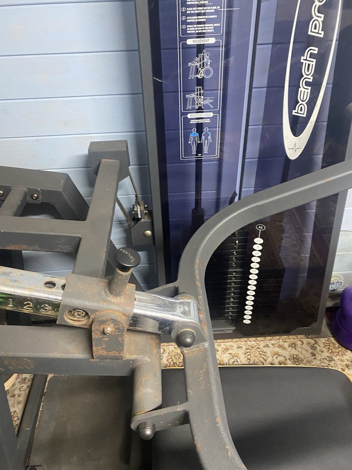 Pulse Fitness Commercial Chest And Shoulder Press Machine | eBay UK