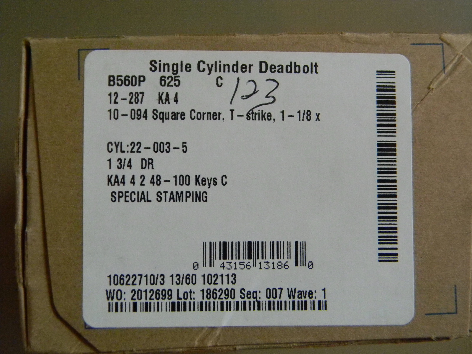 Schlage B560P Single Cylinder Deadbolt Satin Nickel for sale online | eBay