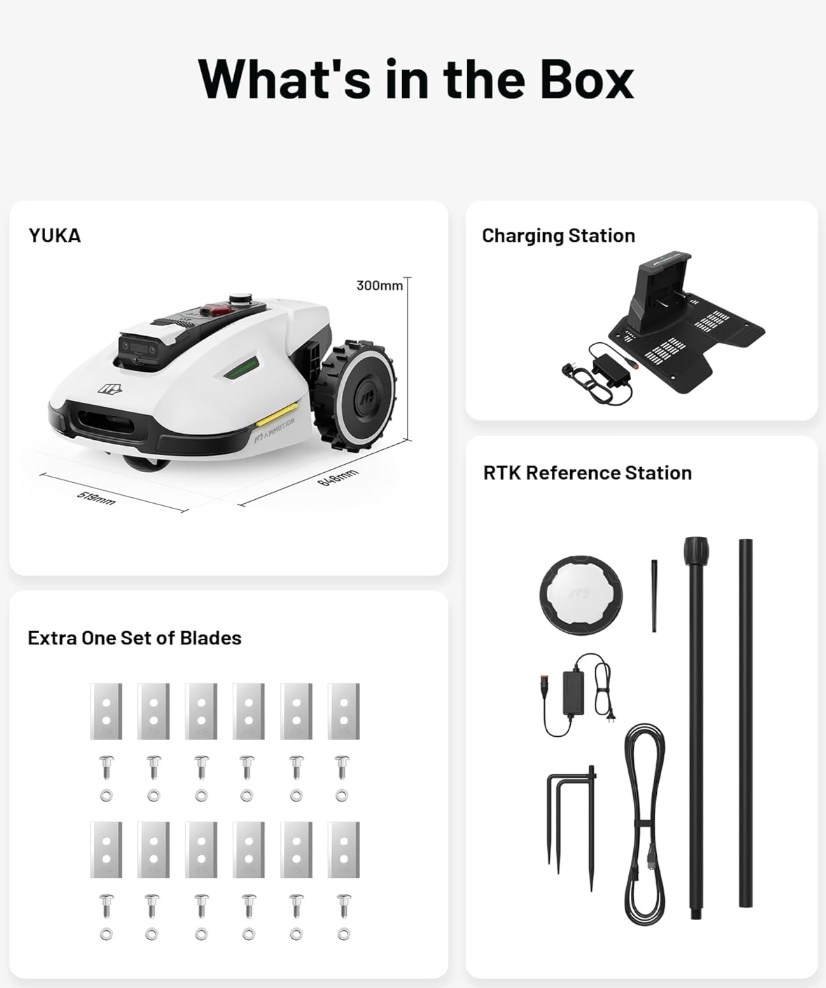 Promotion code to save $200 of Mammotion YUKA 3000 Robotic Lawn Mower 0 ...