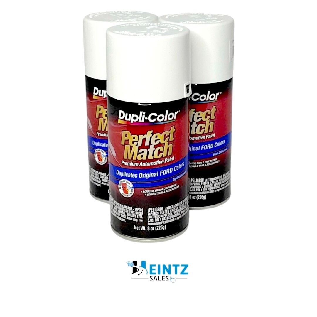 Duplicolor BFM0335 Perfect Match Ford Performance White 8oz WB/WP/WT/YA ...