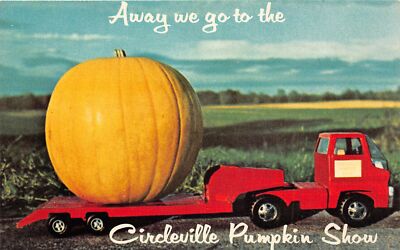J21/ Circleville Ohio Postcard Chrome Pumpkin Show Exaggeration 195 | eBay