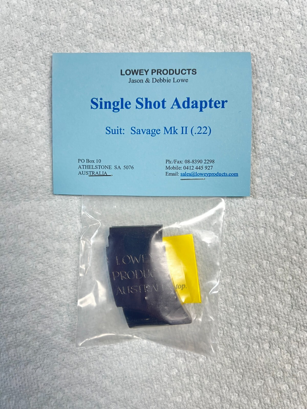 Lowey Products Savage MK II [.22LR] Single Shot Conversion Magazine ...