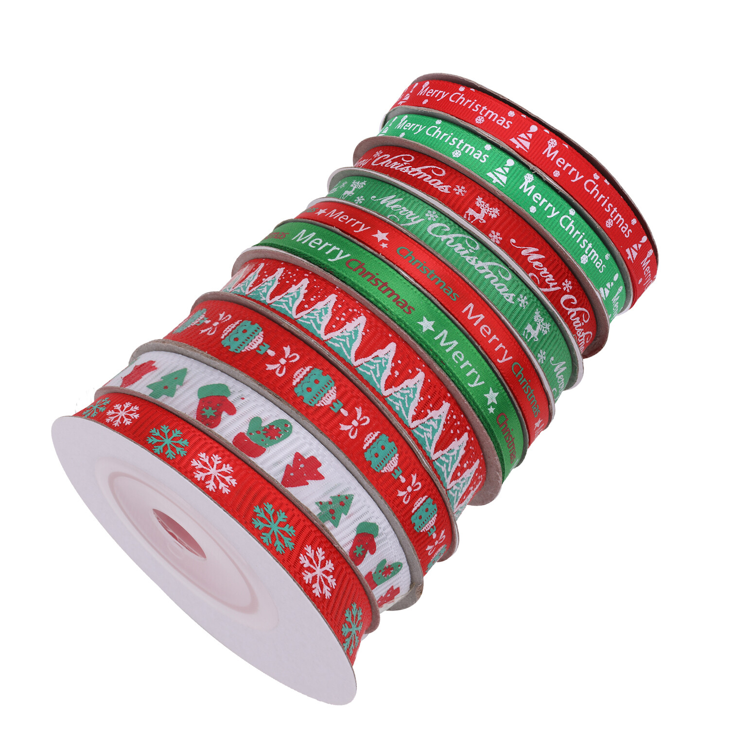 CHRISTMAS RIBBON BUNDLES GIFT WRAPPING WREATHS DECORATIONS CRAFTS | eBay