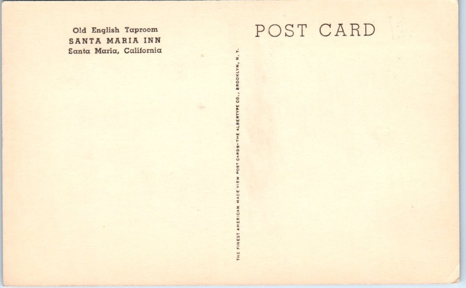 OLD ENGLISH TAPROOM Santa Maria Inn SANTA MARIA, CA interior view ...