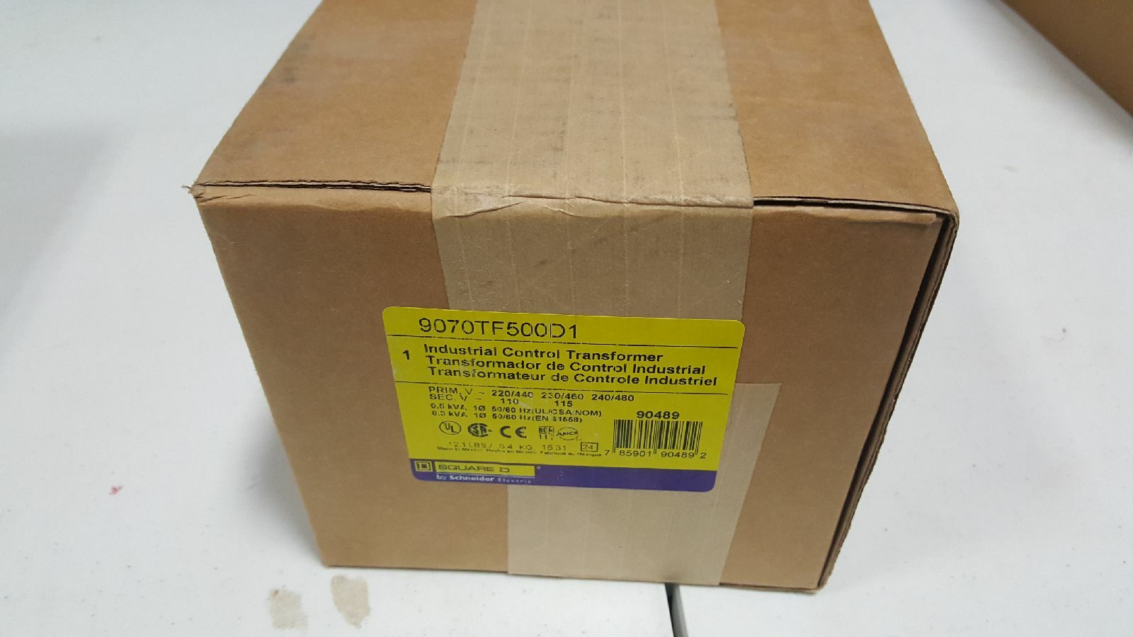 SQUARE D 9070TF500D1 TRANSFORMER NEW IN FACTORY SEALED BOX | eBay