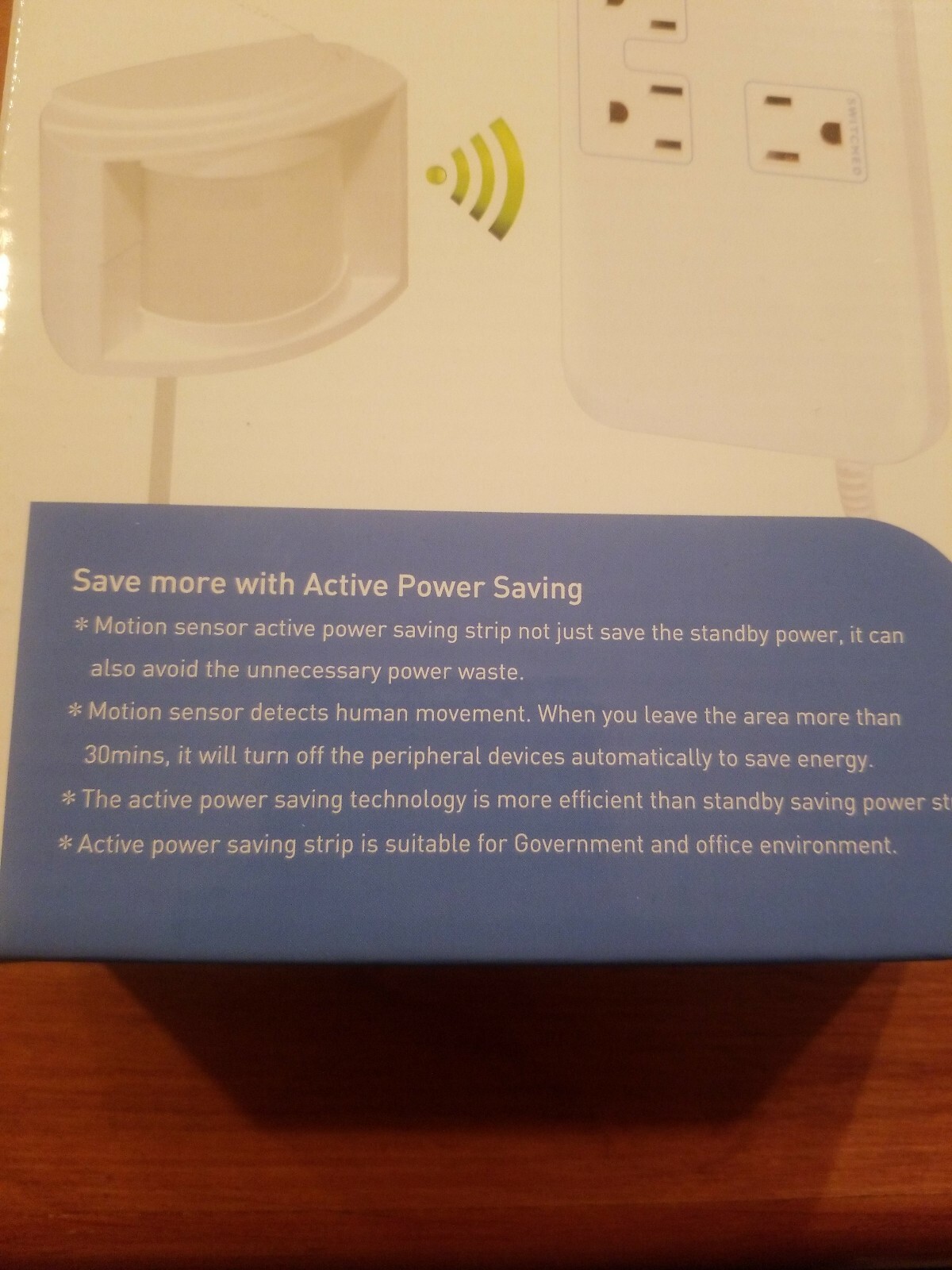 Envirobrite, Motion Sensor Power Strip, Surge Protector, Energy Saving ...