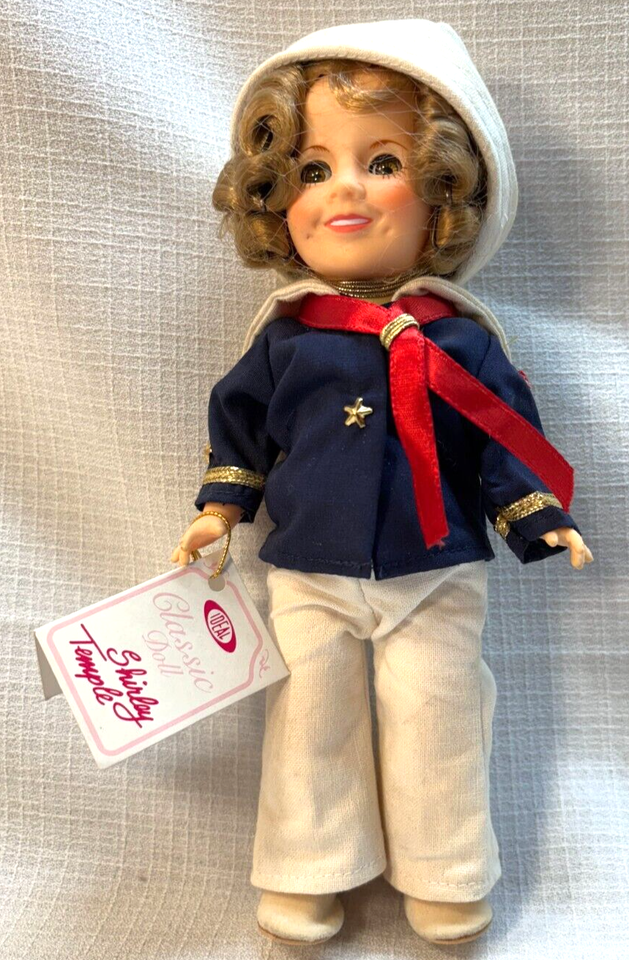 Vintage IDEAL-SHIRLEY TEMPLE 8" Doll-In Box-Tag-1982 Classic Sailor ...