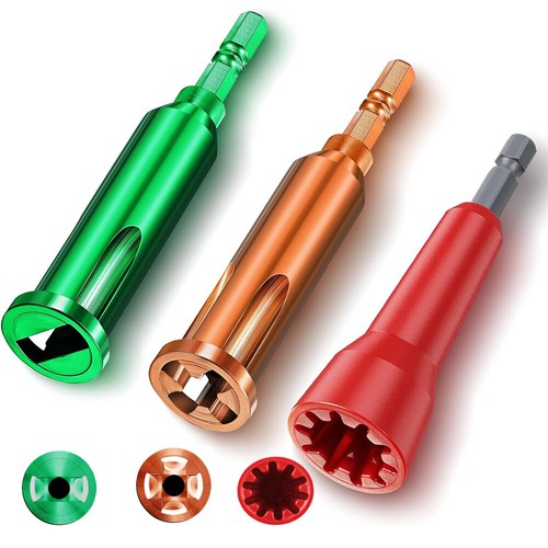 3x Wire Stripper Twister Cable Stripping Wire Cap Twisting Tool with 1/ ...