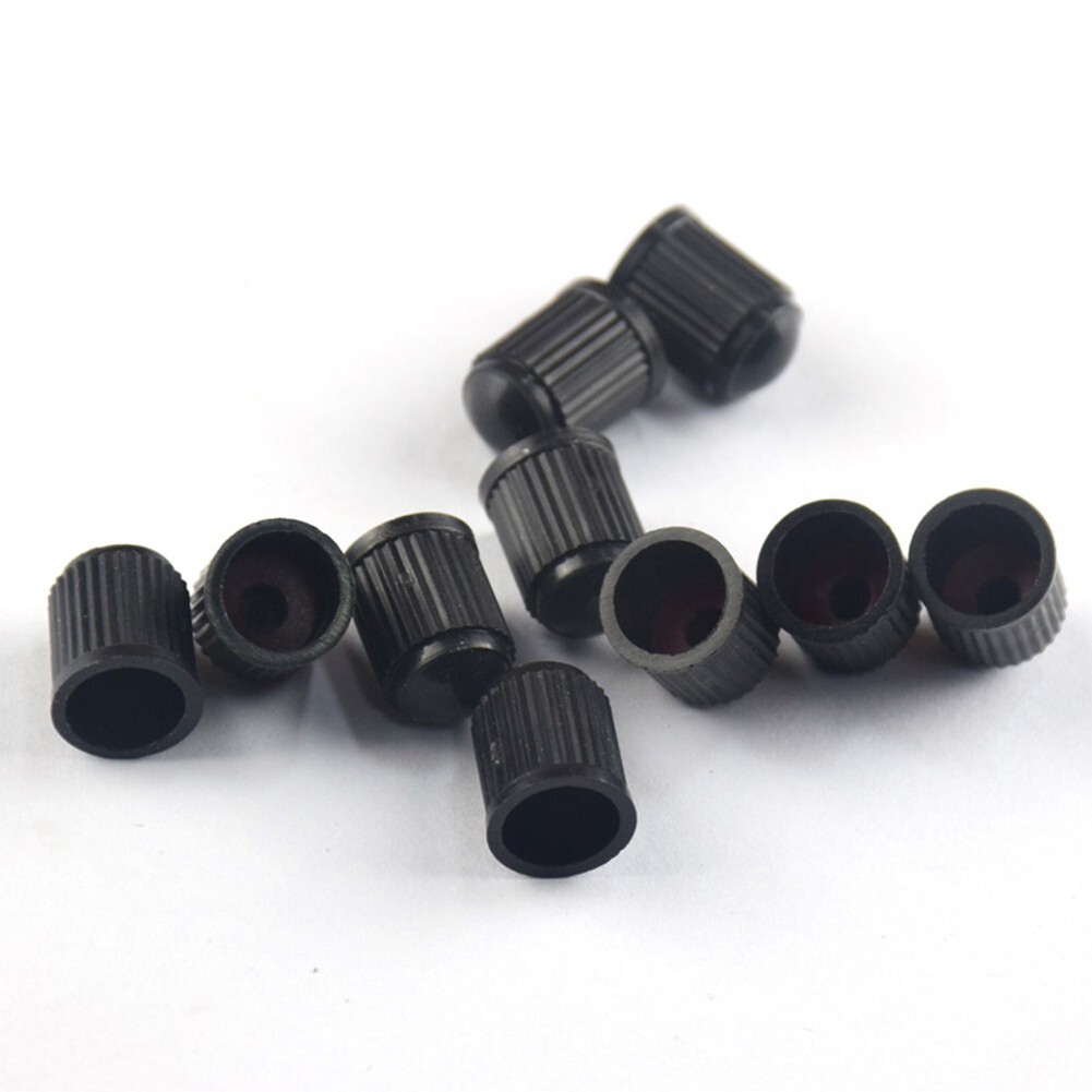 100 Pcs Plastic Rubber Tire Tyre Valve Cap With O-ring For Car ...
