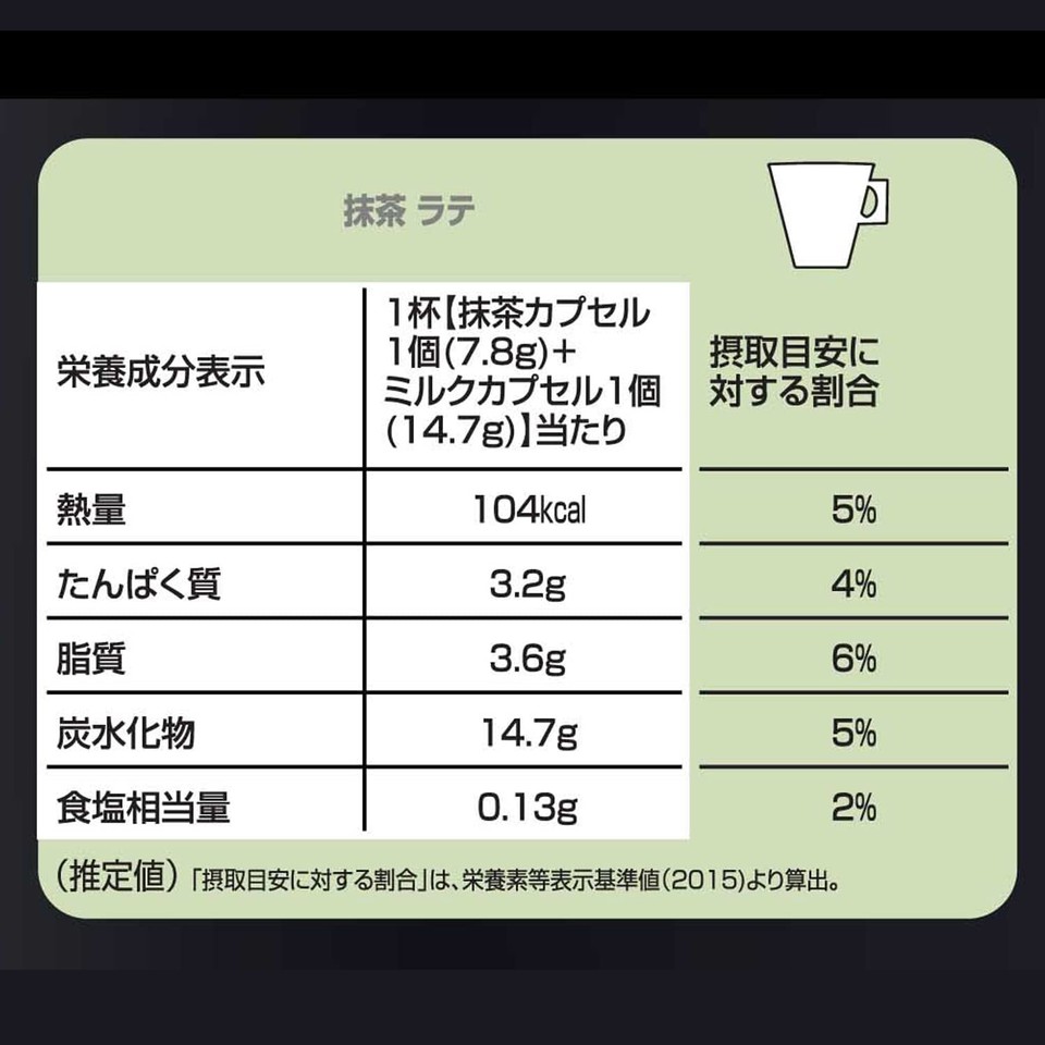 Starbucks Matcha Latte Nescafe Dolce Gusto Green Tea Milk Capsule ...