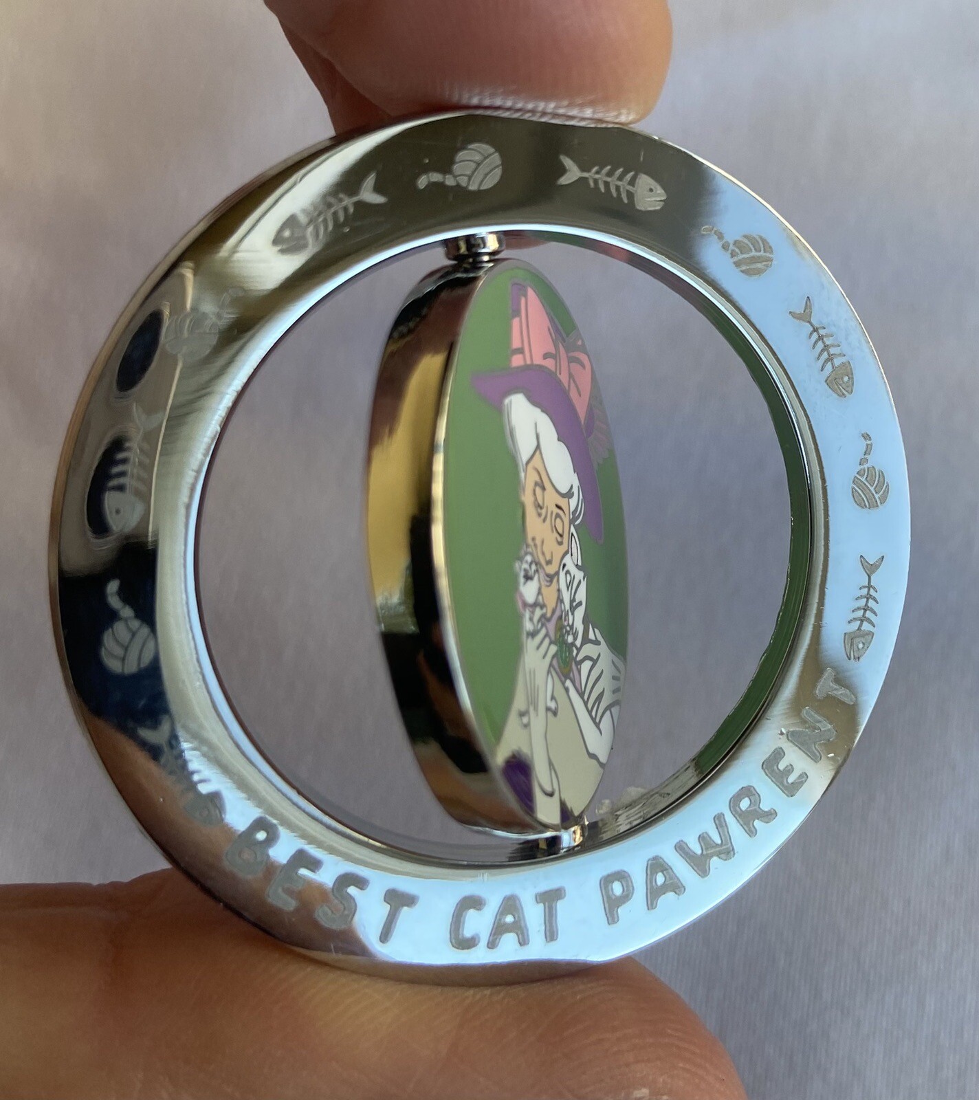 “Best Cat Pawrent” Dog Aristocats Peter Pan Spinner Disney Pins 2023 | eBay