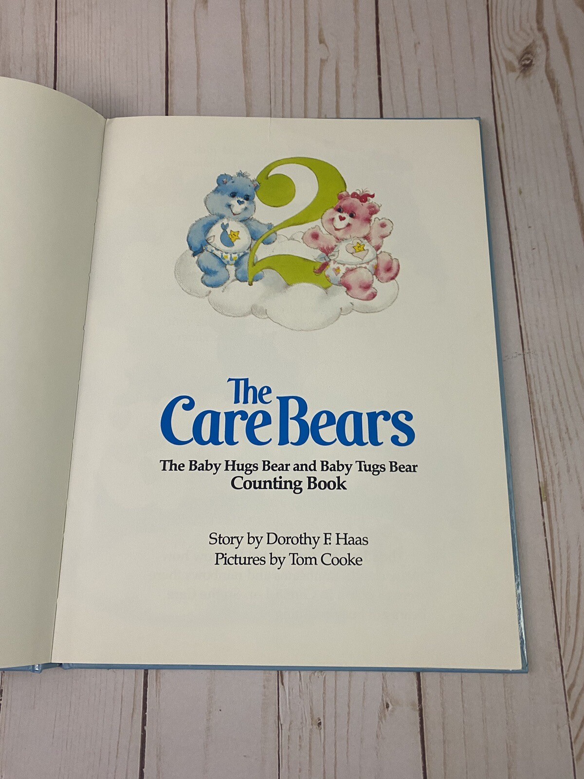 Vintage 1984 Care Bear Baby Hugs & Tugs Counting Hardcover Book 80s ...