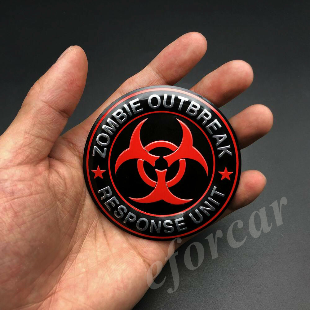 Resident Evil Umbrella Corporation Car Trunk Zombie Emblem Badge Decal ...