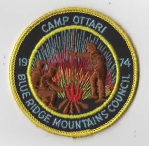 1974 Camp Ottari Blue Ridge Mountains Council YLW Bdr. [VA578] | eBay