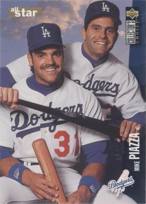 1996 Upper Deck Collector's Choice - All-Star Mike Piazza, Eric Karros ...