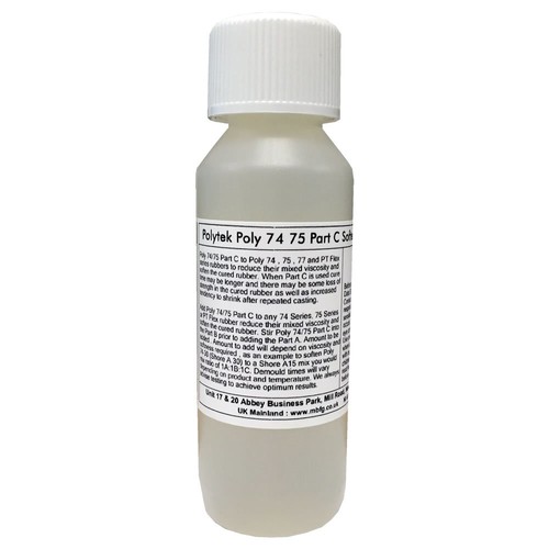 Polytek Poly 74 / 75 / PT Flex Part C Rubber Softener 125g ...