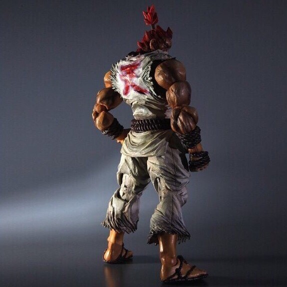 Square Enix Street Fighter Akuma (White) Play Arts Action Figure | eBay
