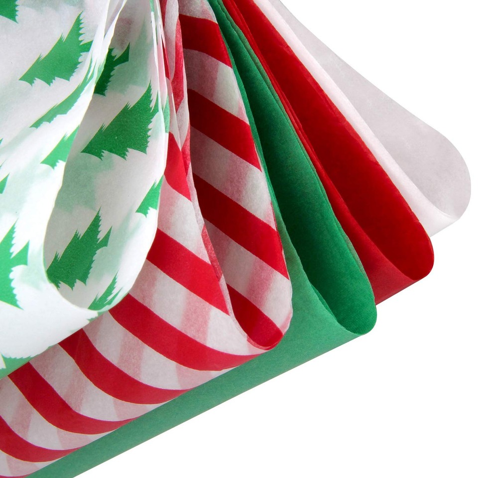 Christmas Tissue Paper Gift Wrapping Paper, 200 Sheets, 13.5" X 19.5 ...