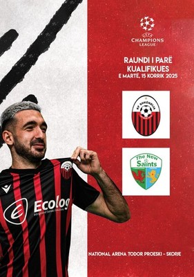 SHKENDIJA Macedonia v TNS THE NEW SAINTS Wales 15 July 2025 CHL FAN ...