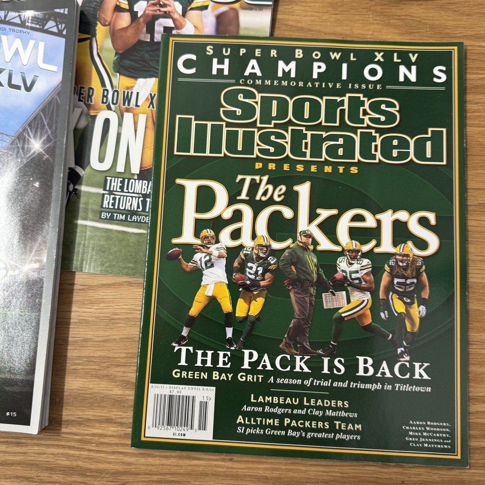 Brett Favre Green Bay Packers Memorabilia Magazine Sports Illustrated ...