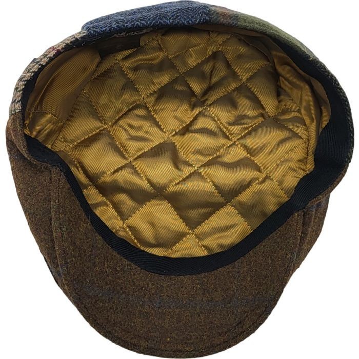 Men's multicoloured Patchwork Flat Cap Multipattern Vintage Newsboy Hat ...