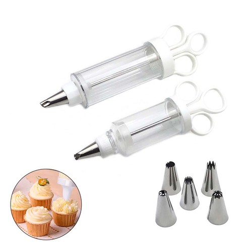 White Cupcake Injector Dessert Cream Decorating Tools Cooking Baking ...