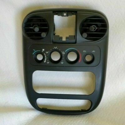 🔥01-05 Chrysler PT CRUISER Dash Radio Bezel Climate Trim Panel BLACK ...