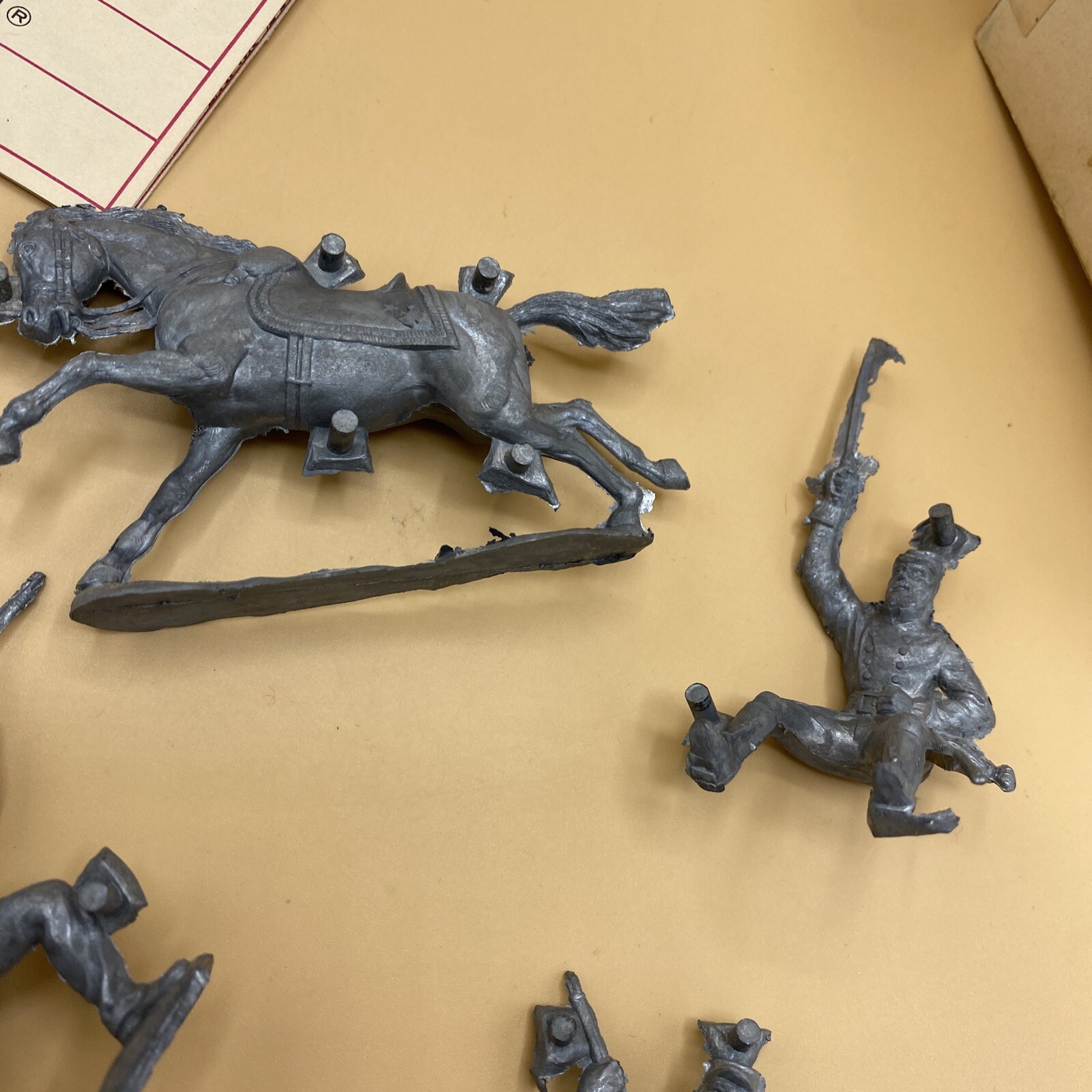 Strombecker 1966 Military Miniatures 54mm Rounds Civil War Charge ...