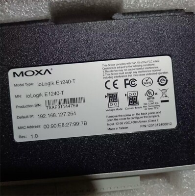 1PCS MOXA ioLogik E1240-T Distributed I/O module .NEW IN OPEN BOX .DHL ...