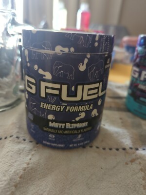 Gamma Labs G Fuel White Elephant GFuel. Opened W/Scoop. 38/40 Servings ...