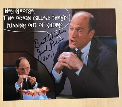 JOEL POLIS HAND SIGNED 8x10 PHOTO ACTOR AUTOGRAPHED SEINFELD SHOW RARE ...