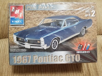 MPC 1967 Pontiac GTO 1/25 Scale Plastic Model Kit 710L Sealed | eBay