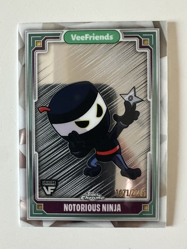 Vee Friends Topps Chrome NYCC 2024 Notorious Ninja Promo 000 VeeFriends ...
