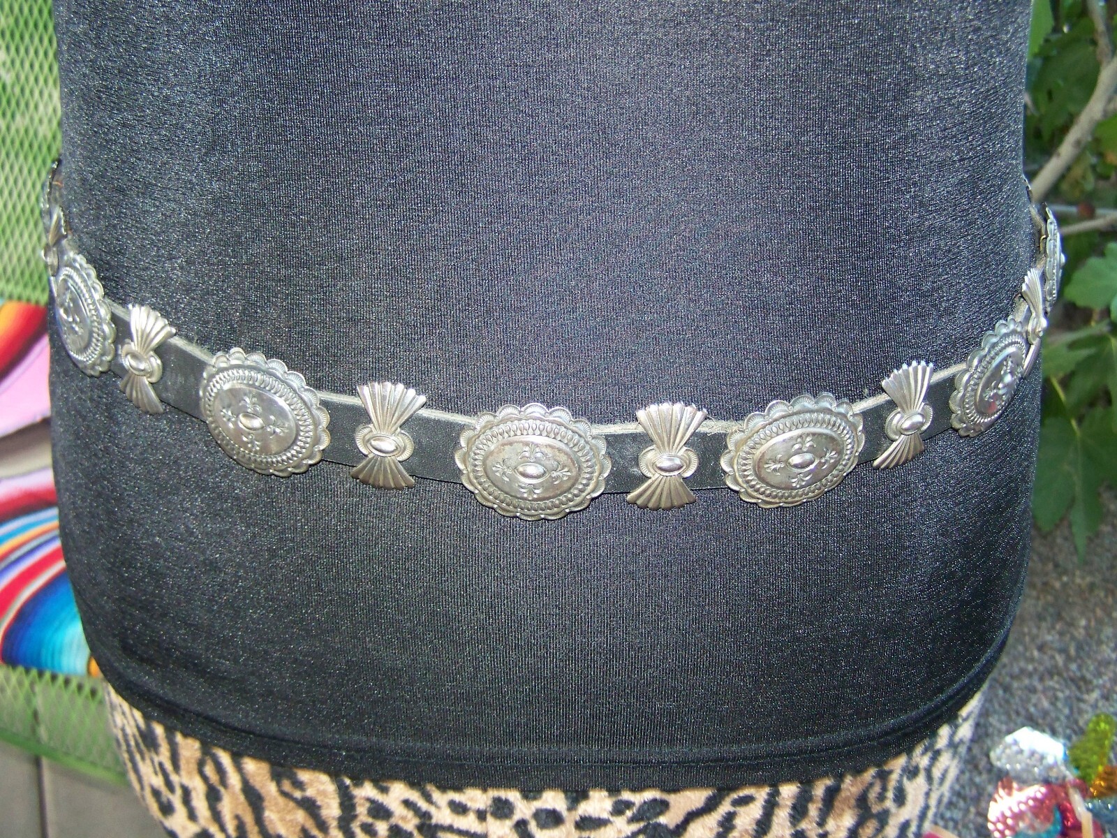 Vintage Navajo SUNSHINE REEVES Sterling Silver Native American Concho ...