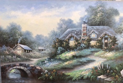 Rik Boren Original Oil Painting on canvas Oil/Canvas 24x36 Rare | eBay