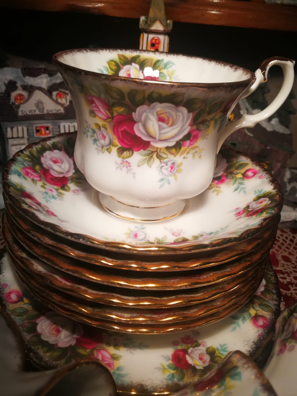Tea Set Royal Albert Celebration, 6 Trio Set | eBay