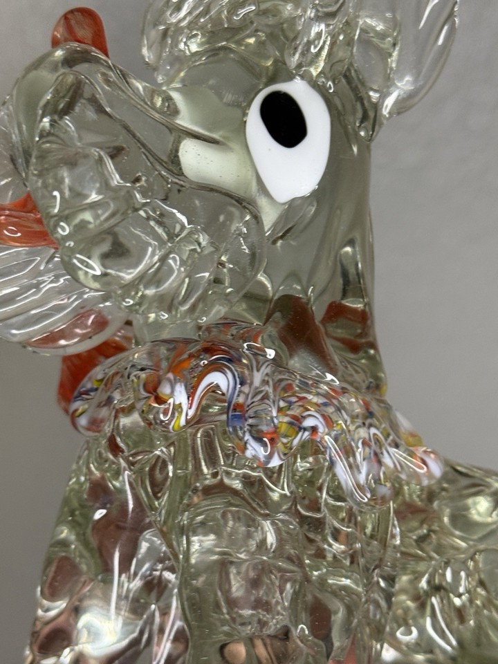 Vintage Murano 1970’s Scottish Terrier Dog Hand Blown Glass Statue ...