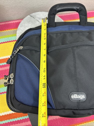 eBags Padded Wheeled Suitcase Backpack Travel Bag with Trolley | Black ...