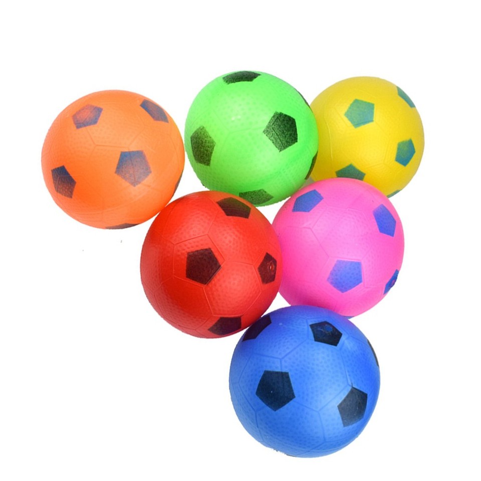 15 Pcs Kids Small Inflatable Ball Beach Toy Plastic Balls Soccer PVC ...