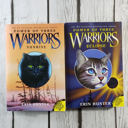 Warriors Power of Three Eclipse & Sunrise Paperback Books by Erin ...