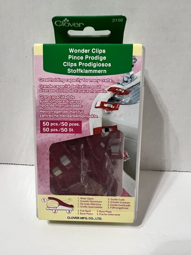 Clover Wonder Clips NEW 50 Pcs. | eBay