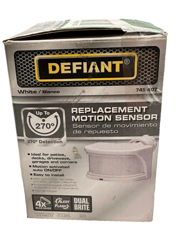 Heath Zenith Defiant 745 407 Degree Outdoor Motion Sensor White ...