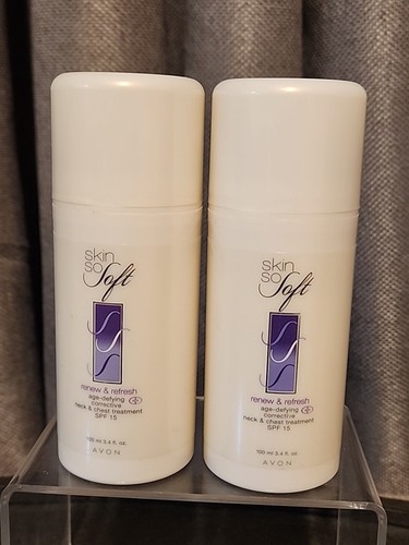 Avon Skin So Soft Renew & Refresh Age-Defying Corrective Neck & Chest ...