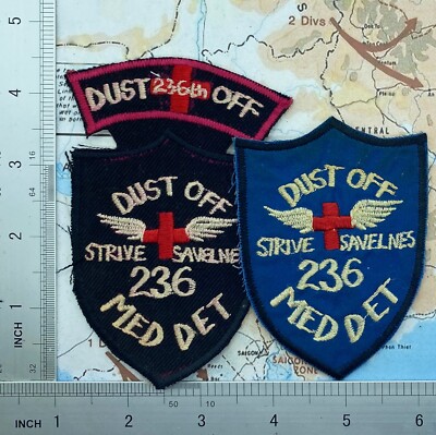 1 Patch +1 , DUST OFF 236TH MED DET , Patch , USAF PATCH , 236TH DUST ...